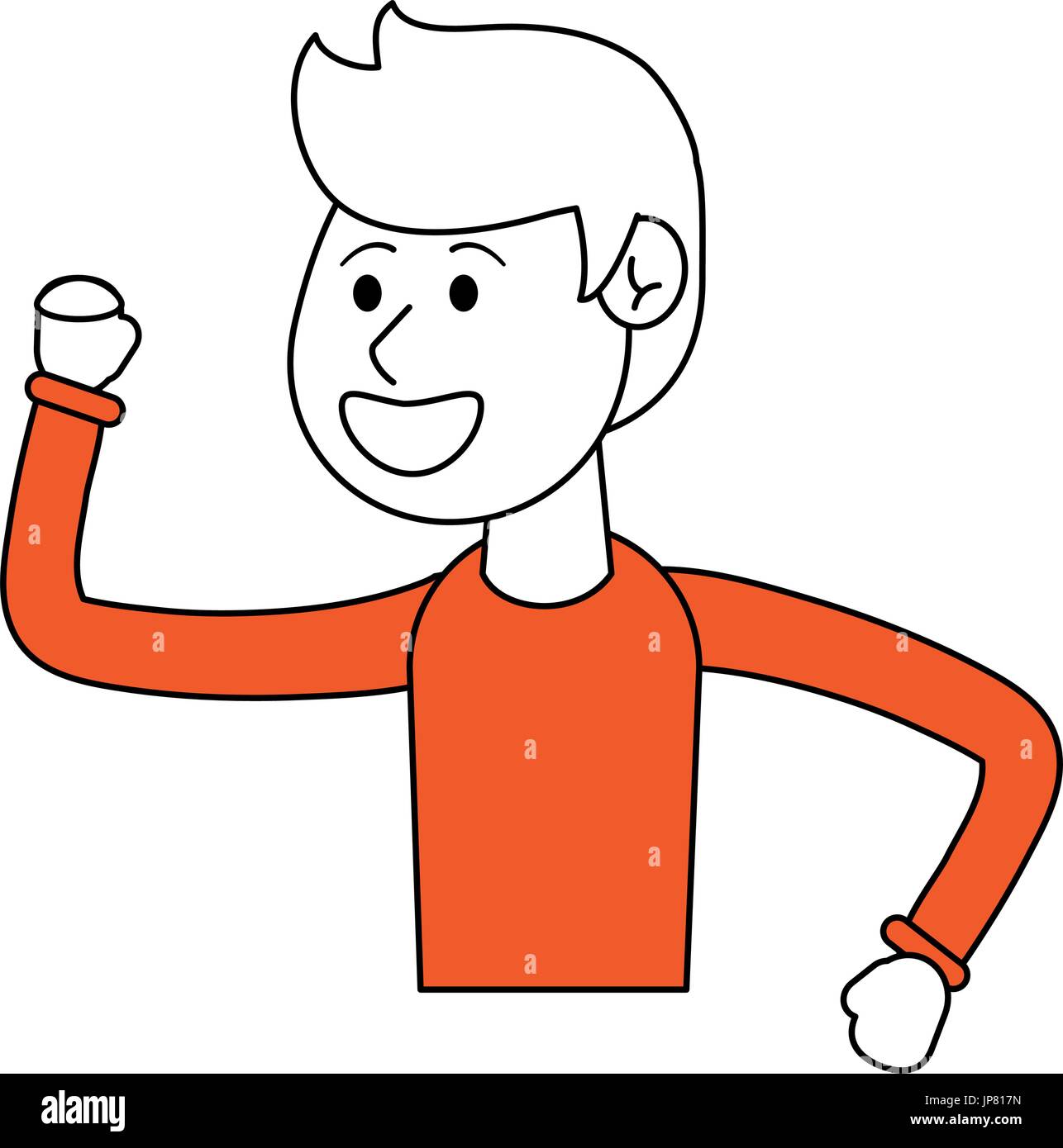 boy doing workout fitness Stock Vector Image & Art - Alamy