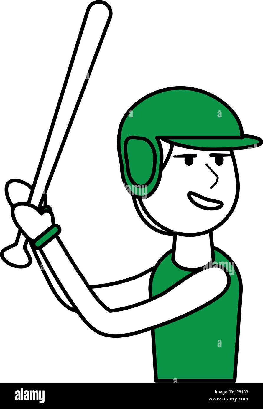 Boy Playing Baseball Stock Vector Image Art Alamy