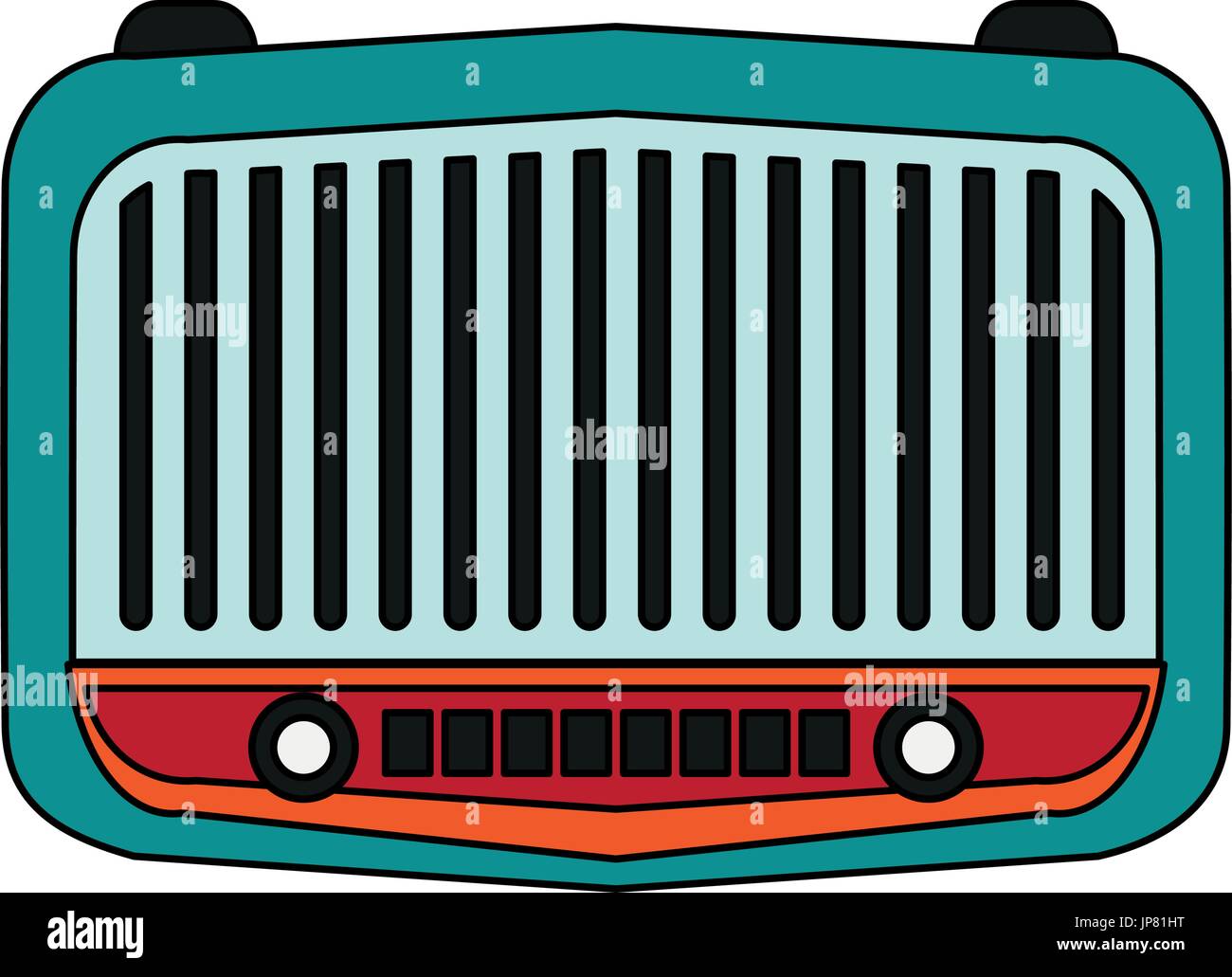 radio retro old icon Stock Vector Image & Art - Alamy