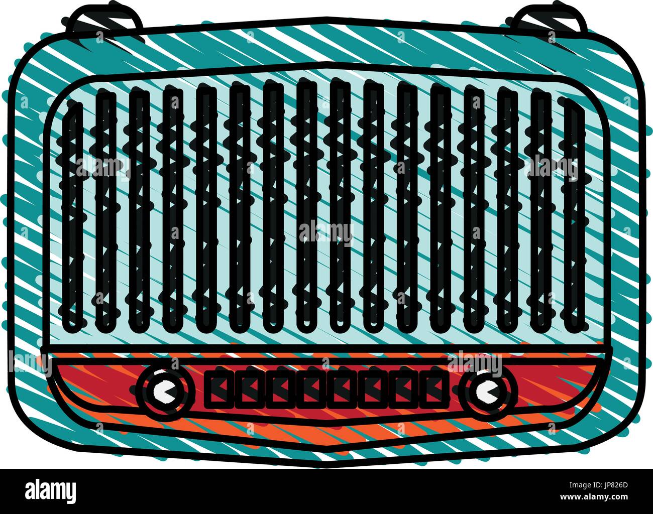 radio retro old icon Stock Vector Image & Art - Alamy