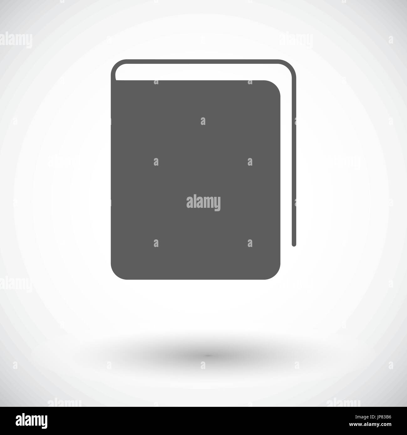 Book. Single flat icon on white background. Vector illustration Stock ...