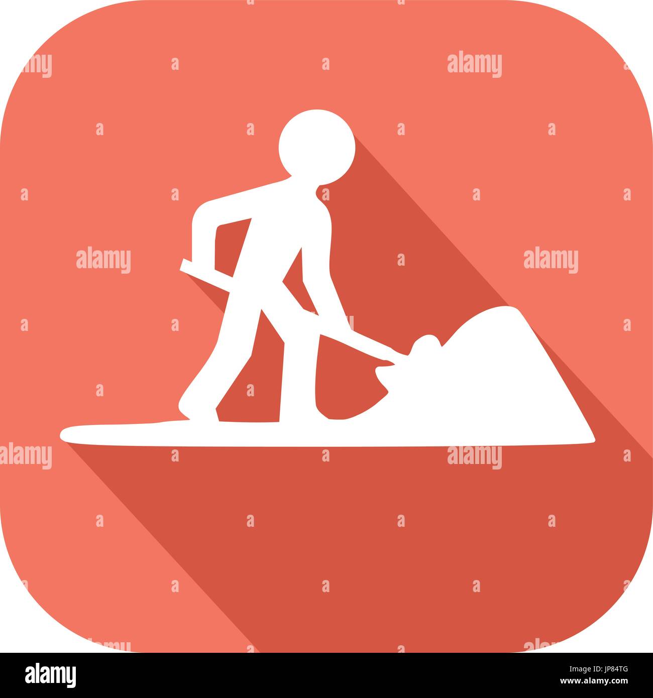 Icon of work or prevention of a danger Stock Vector Image & Art - Alamy