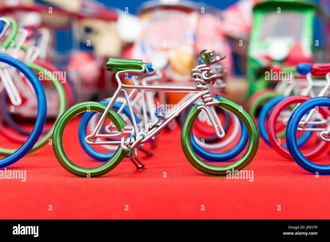 bicycle toy handmade Stock Photo - Alamy