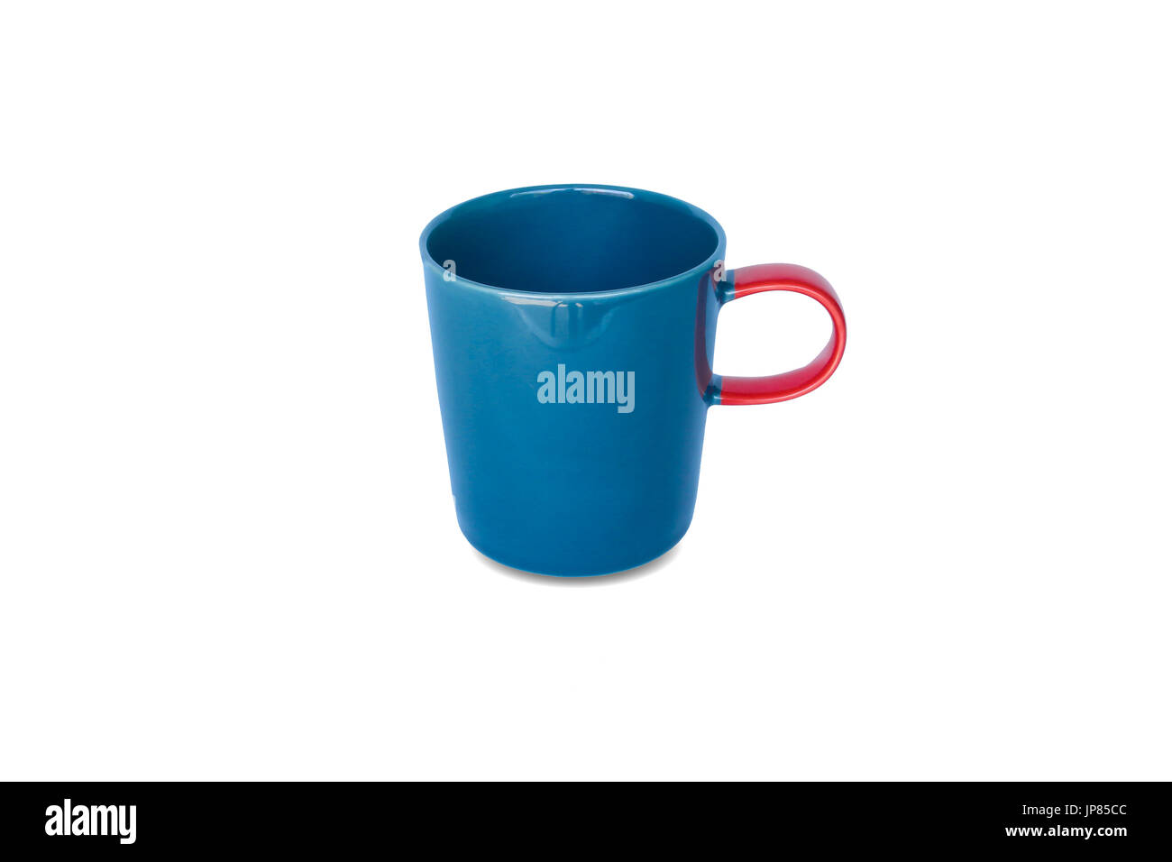 blue cup on isolated Stock Photo - Alamy