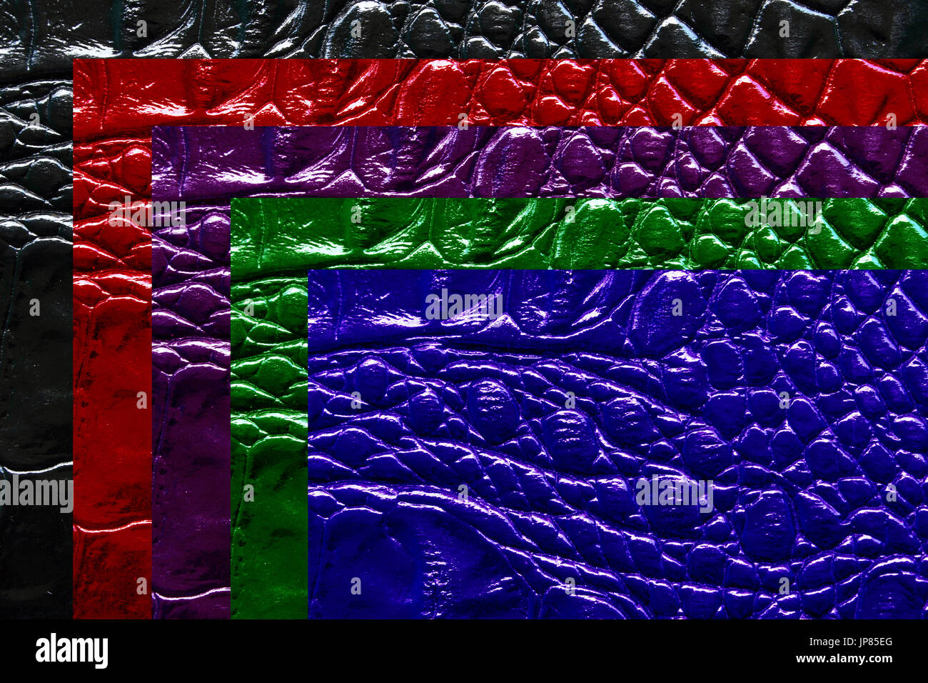 multi color texture leather skin Stock Photo - Alamy