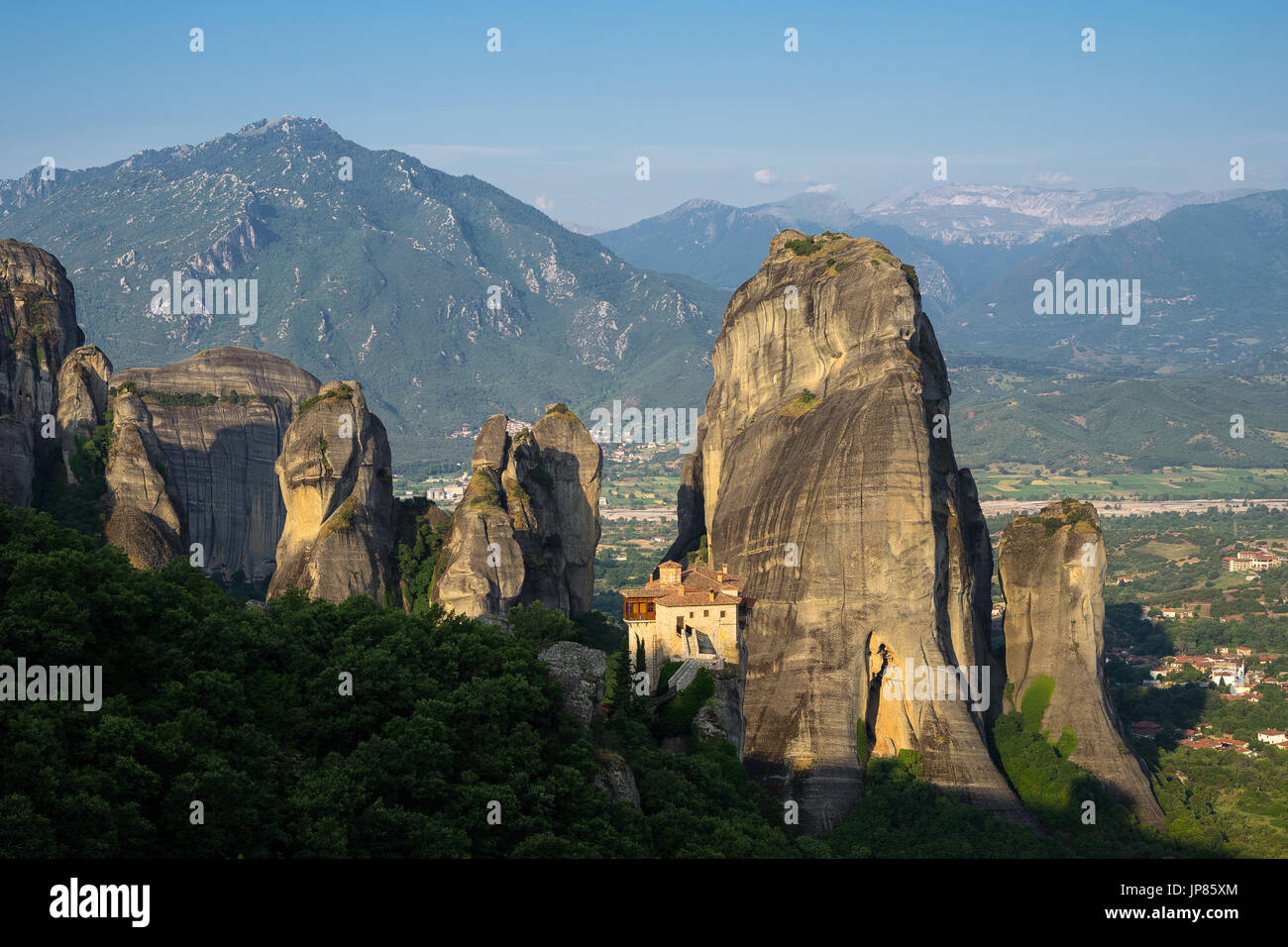 rocks and monasteries of meteora Stock Photo - Alamy
