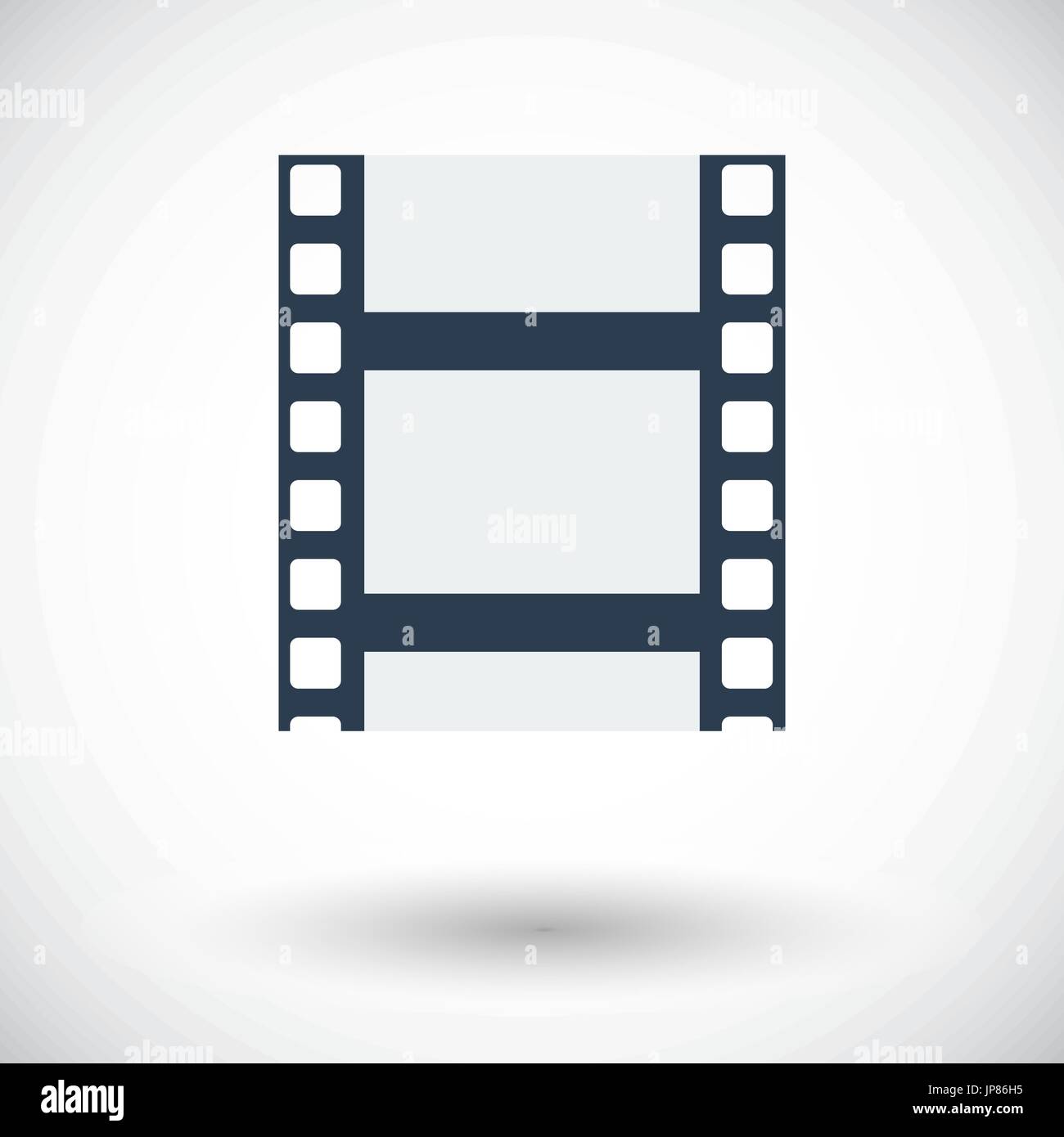 Videotape. Single flat icon on white background. Vector illustration ...