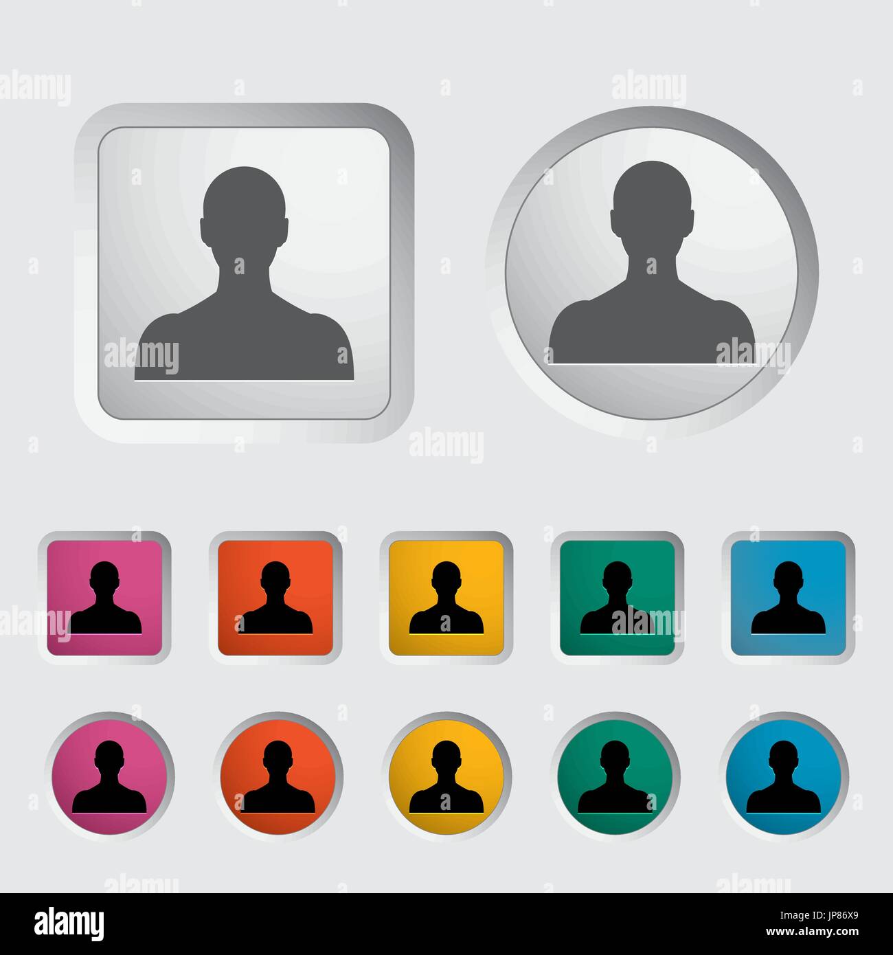 Person single icon. Vector illustration Stock Vector Image & Art - Alamy