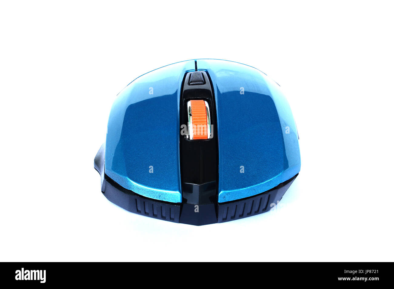 blue computer mouse on isolated Stock Photo - Alamy
