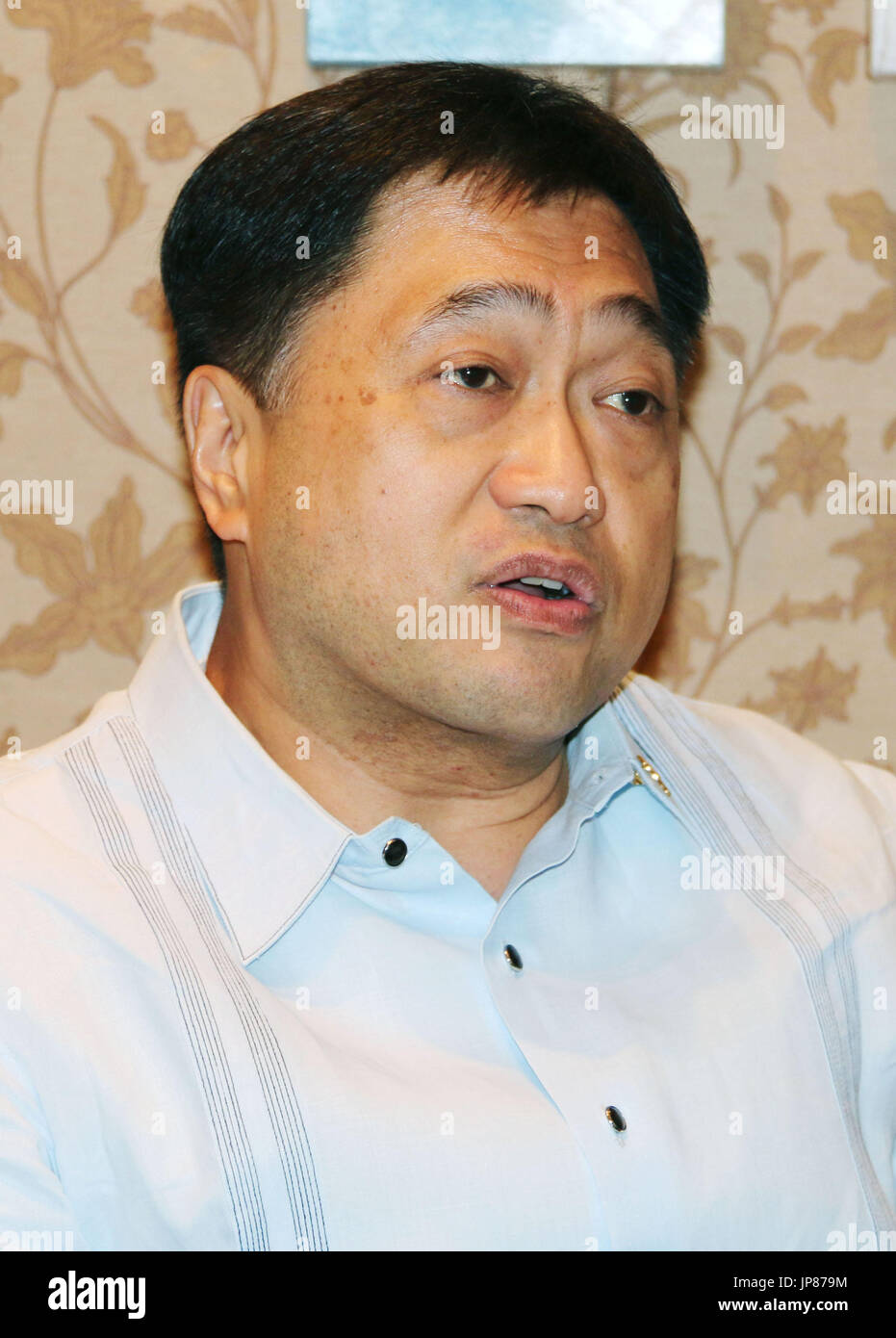 Cesar Purisima, secretary of finance of the Philippines, speaks in Cebu ...