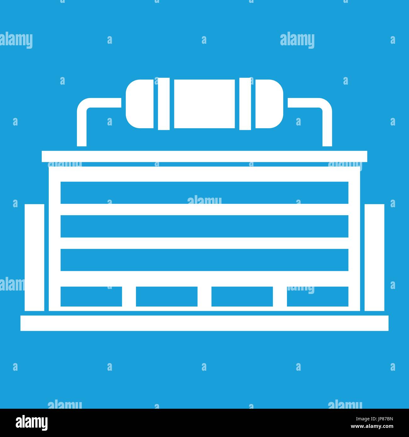 Plant icon white Stock Vector Image & Art - Alamy