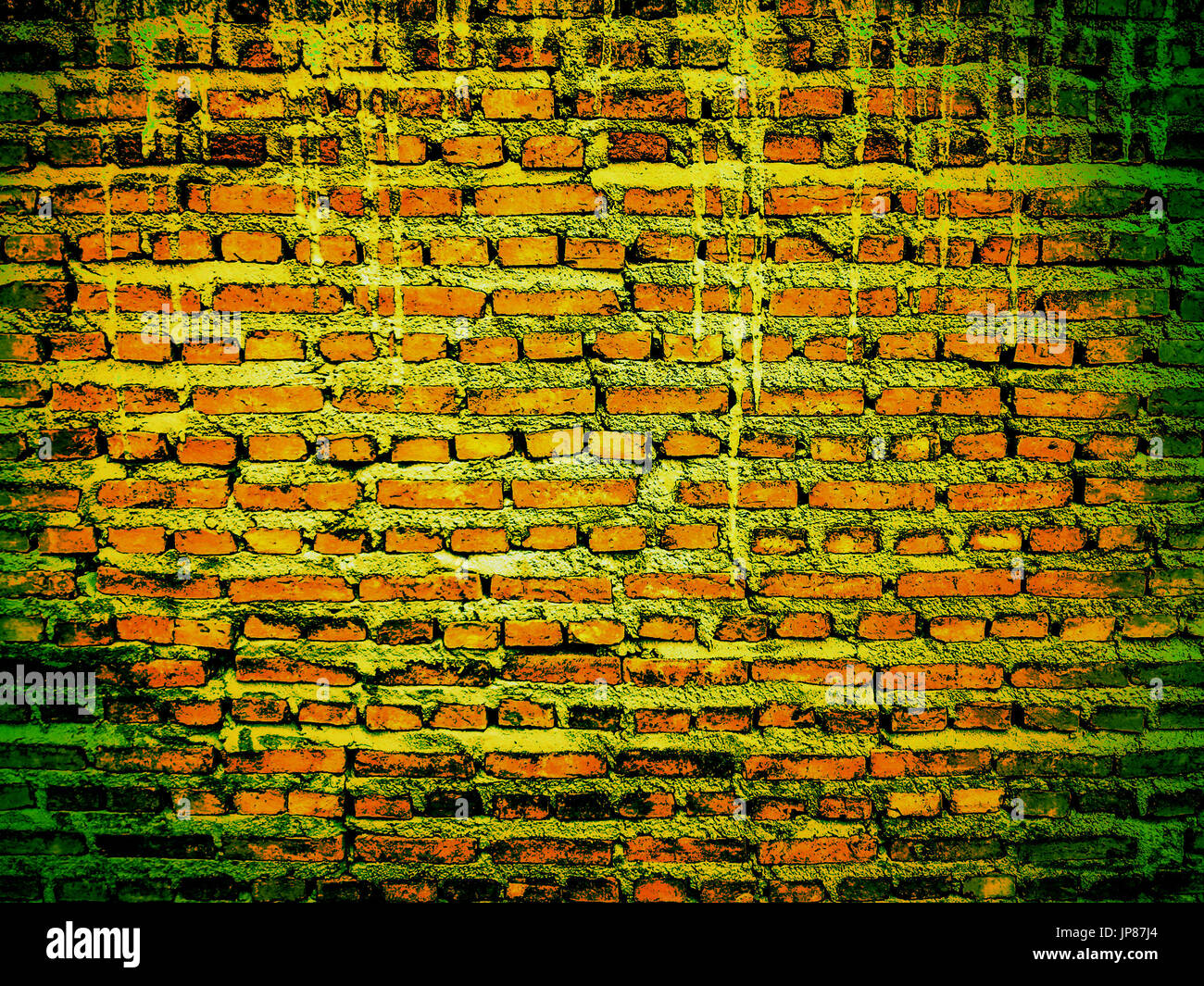 yellow brick wall background Stock Photo - Alamy