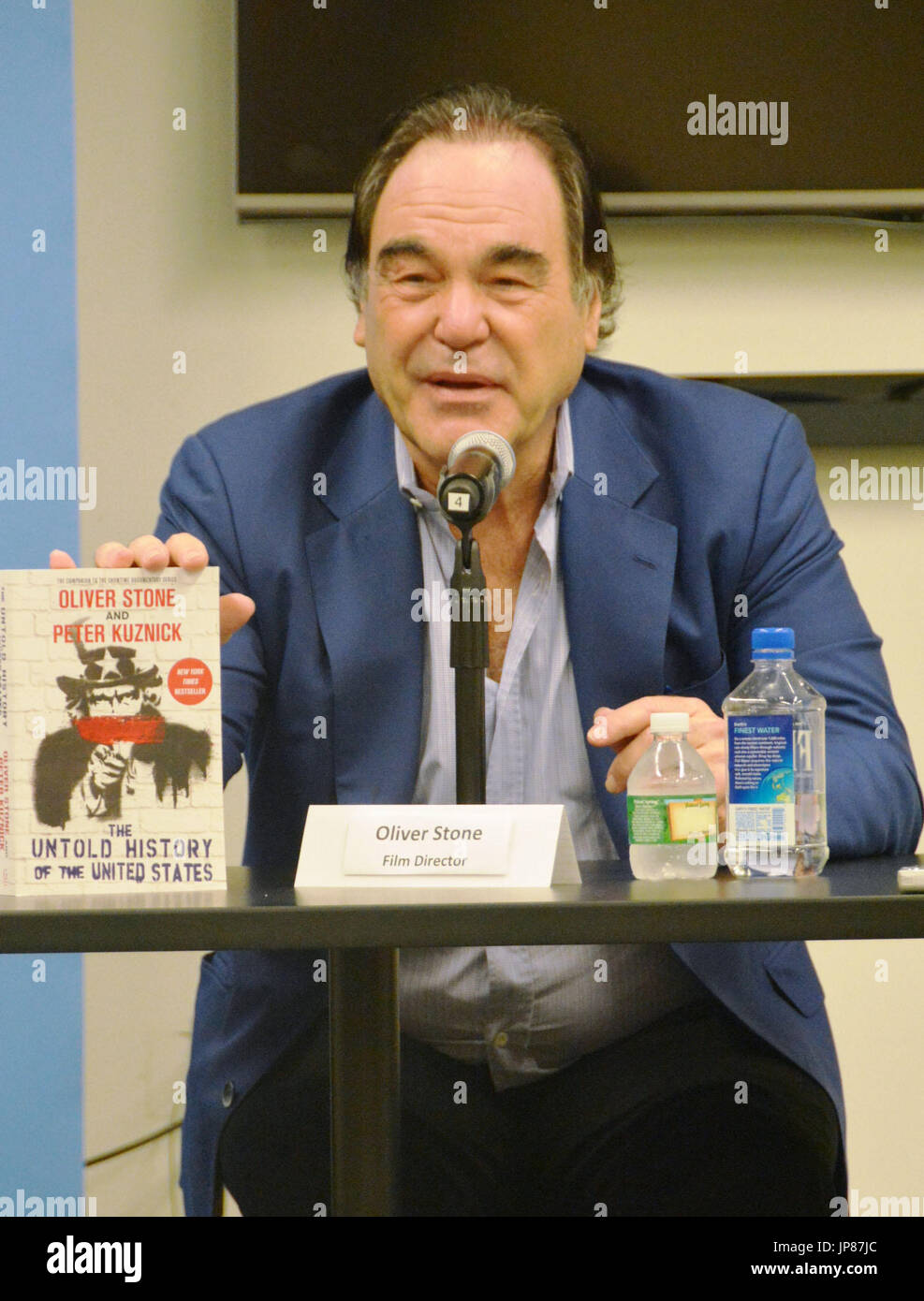 Two-time Academy Award winning American film director Oliver Stone ...