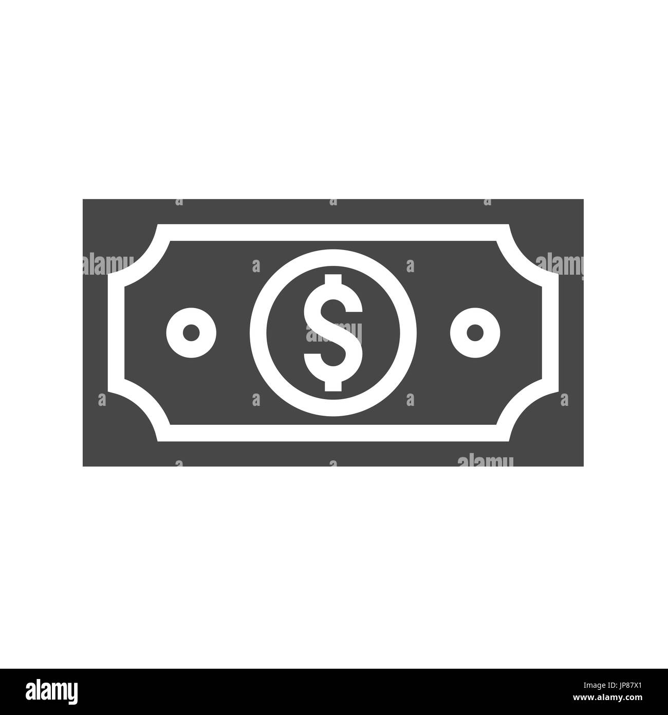 Dollar Flat Vector Icon. Flat icon isolated on the white background ...