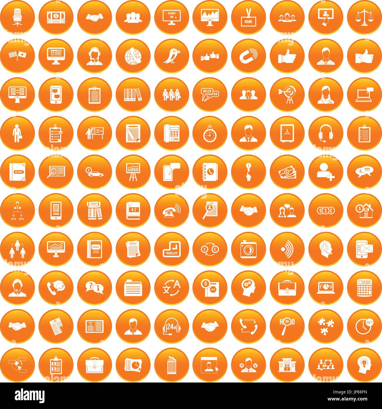 Orange arrow head Stock Vector Images - Alamy