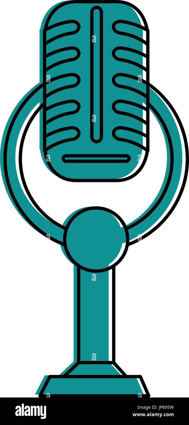 vintage microphone icon image Stock Vector Image & Art - Alamy