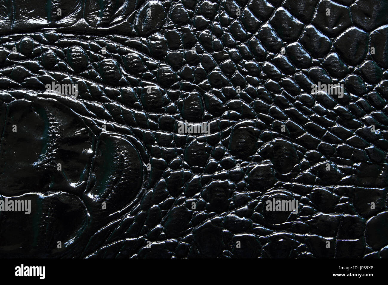 black texture leather skin Stock Photo - Alamy
