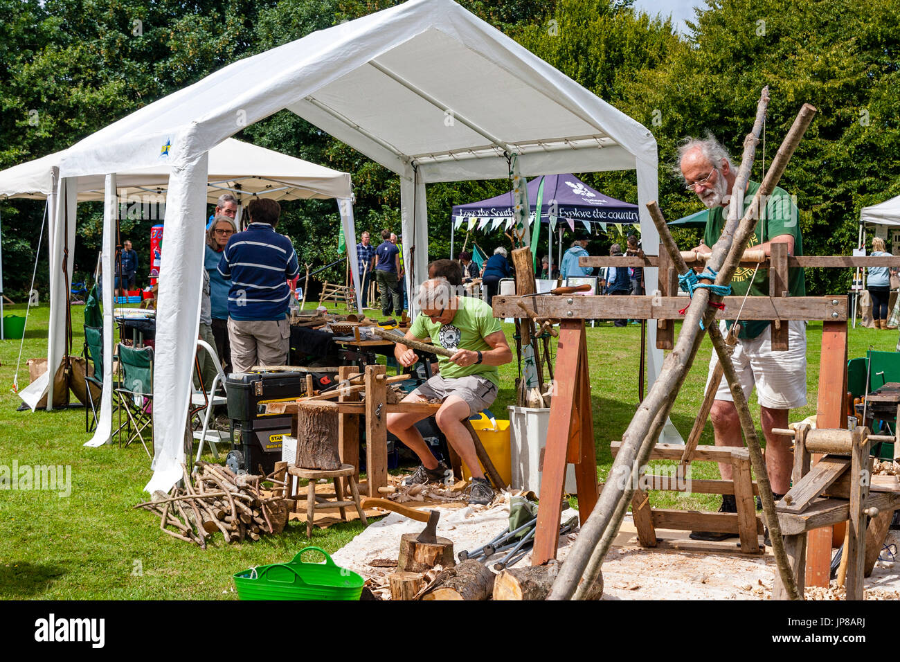 Wood Turning and Wood Crafts Exhibition, Fulking Village Fete, Fulking ...