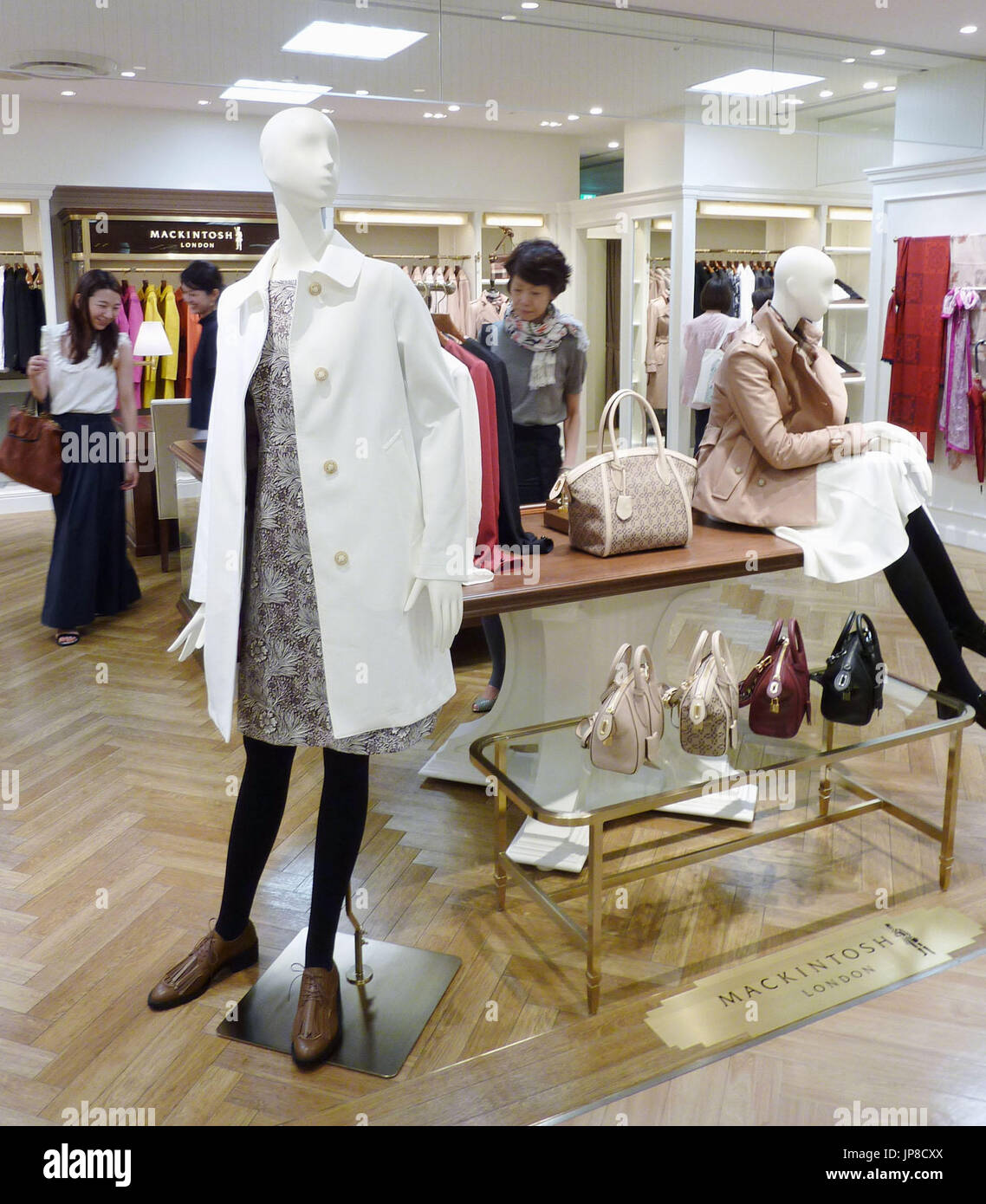 Photo taken July 14, 2015, shows a Mackintosh London store inside the ...