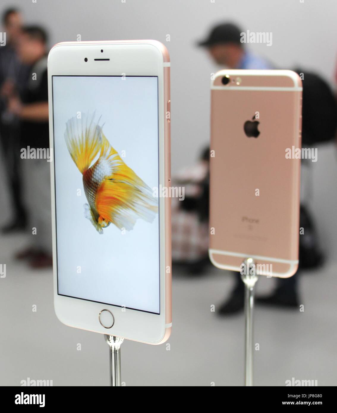 The new Apple iPhone 6s Plus is displayed after the company's media ...