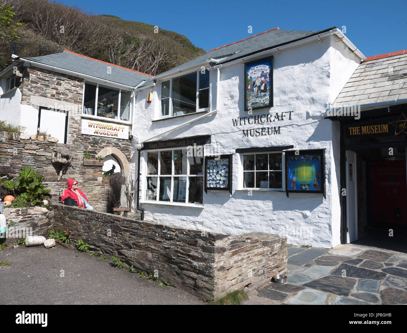 witchcraft museum in Boscastle, Cornwall, England Stock Photo - Alamy