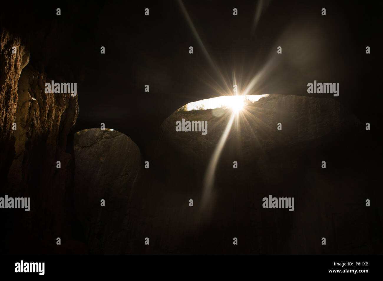 Eyes of God cave Stock Photo - Alamy