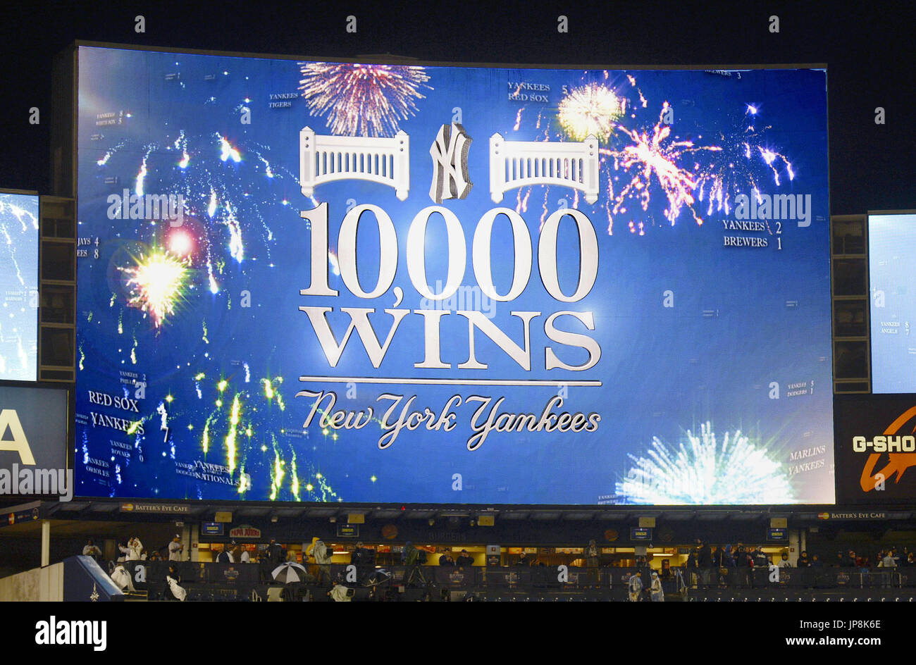 Photo taken at Yankee Stadium in New York on Oct. 1, 2015, shows a ...