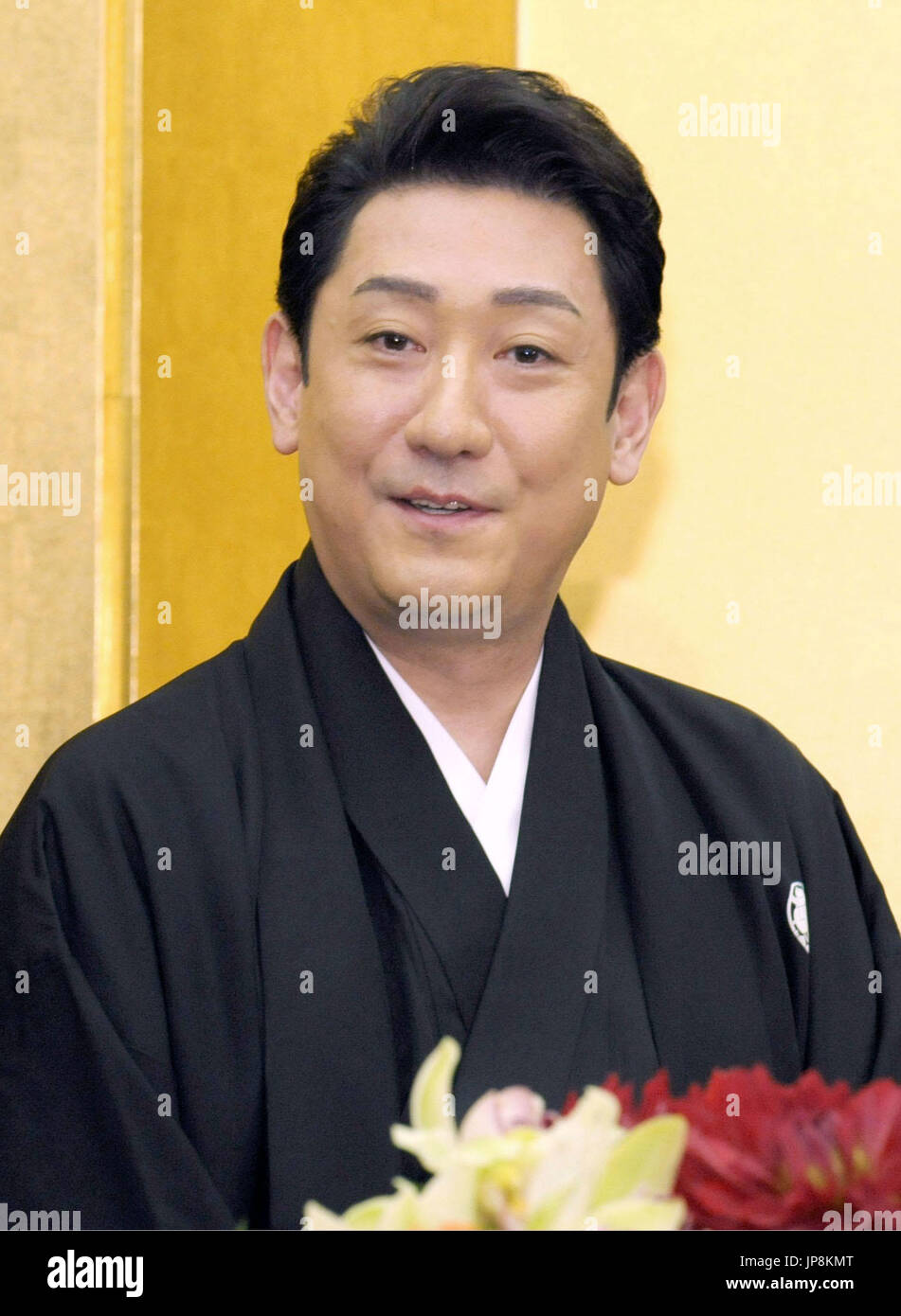 Photo taken in Tokyo on Sept. 28, 2015, shows Kabuki actor Nakamura ...
