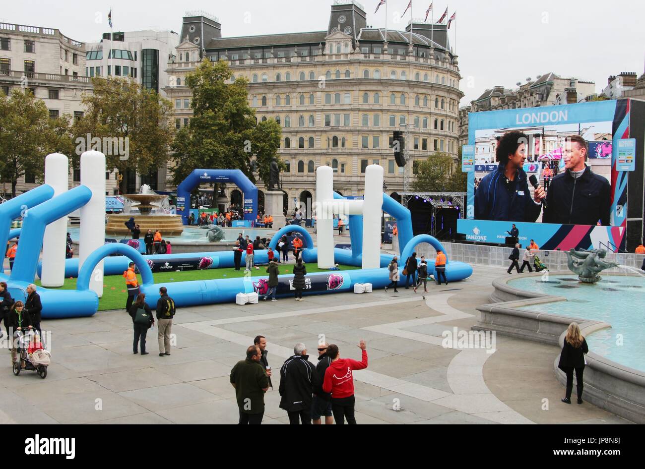 Fanzone, an official event space of the Rugby World Cup in England ...