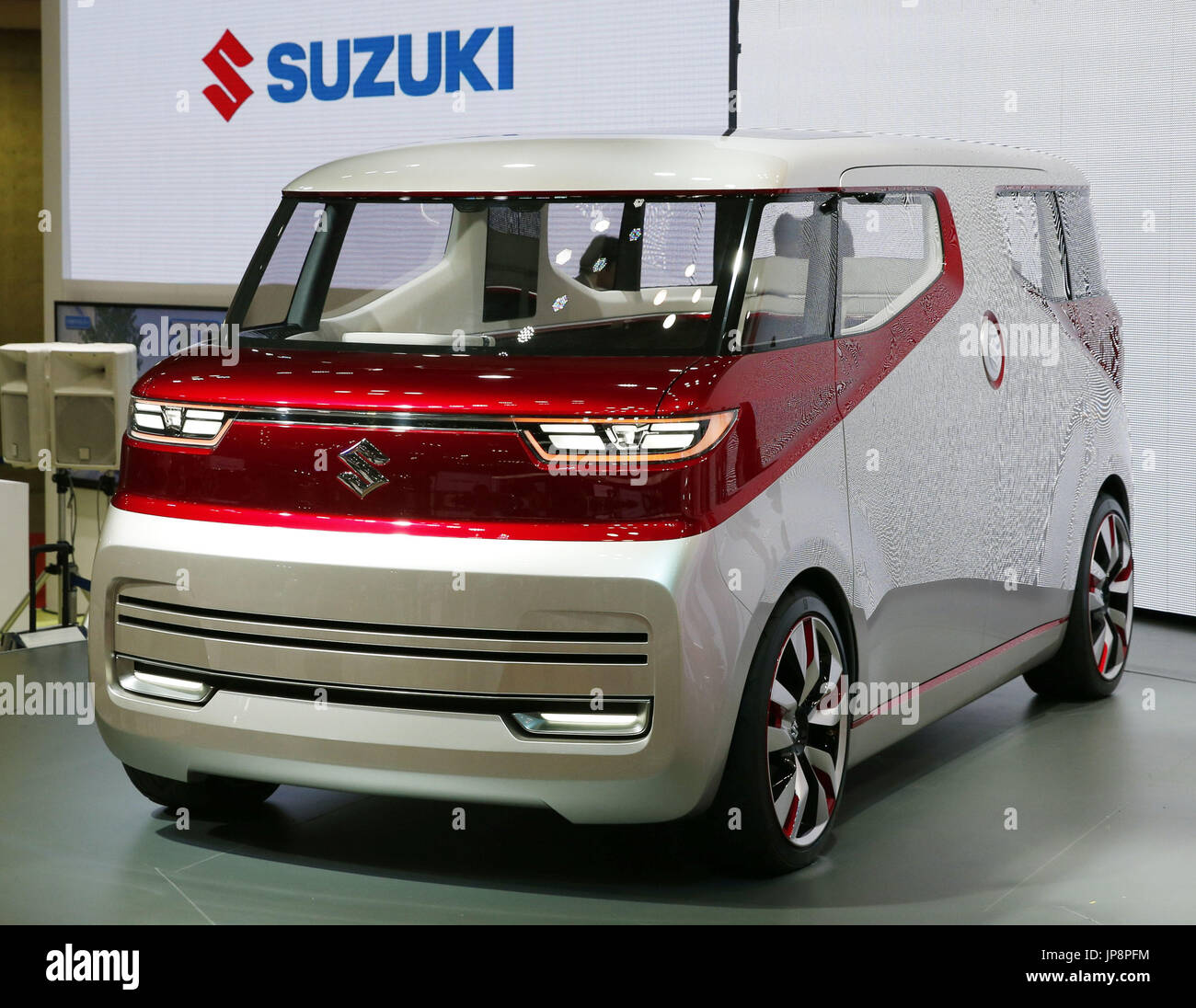 Suzuki Motor Corp. unveils an Air Triser concept car at a press preview ...