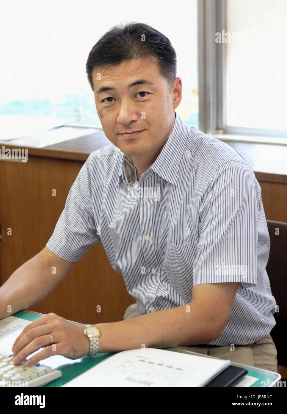 Jun Ota, a former salesman for a foreign chemical maker, speaks about ...