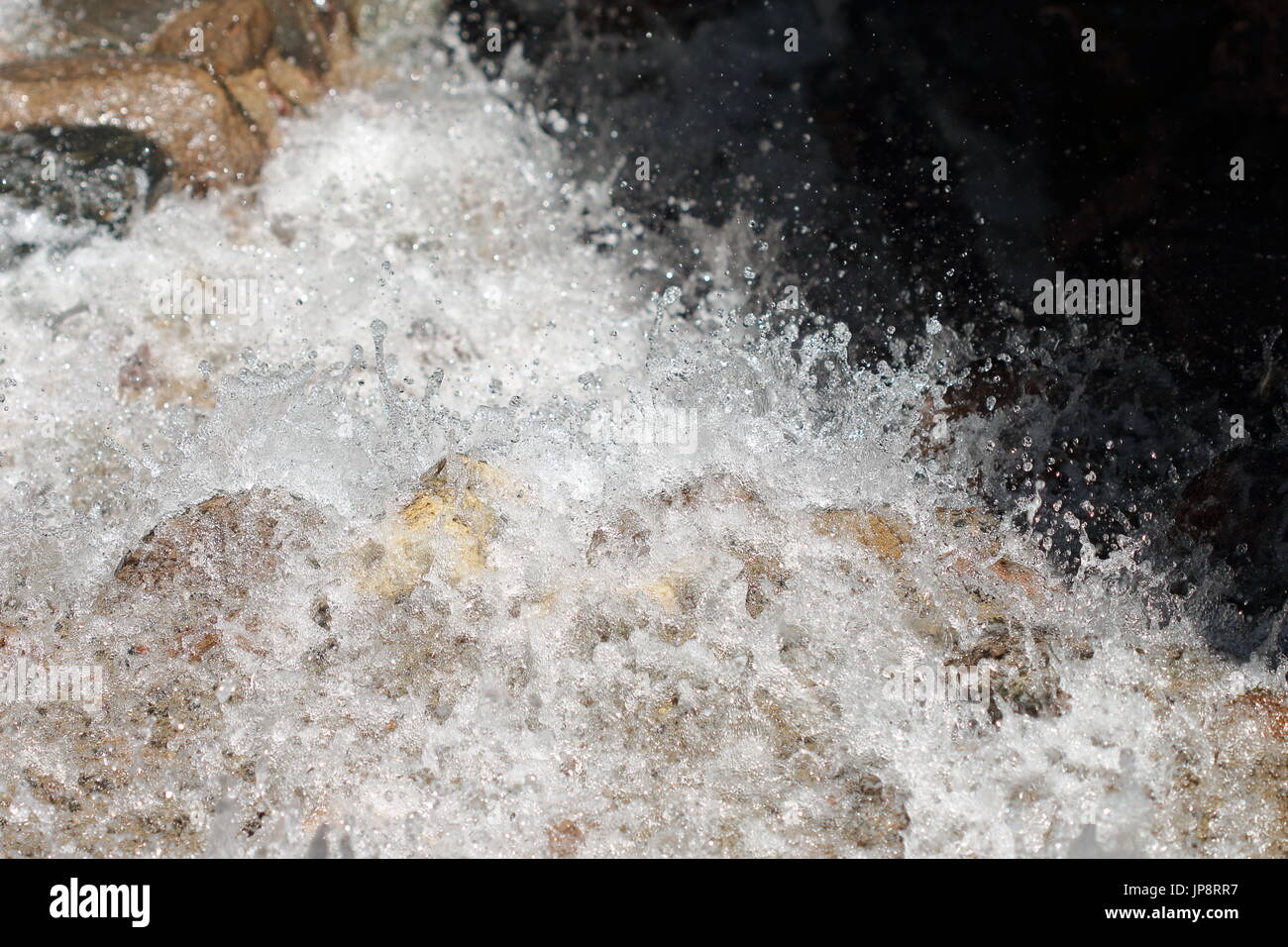 Waterfall edge waterfall in forest hi-res stock photography and images ...