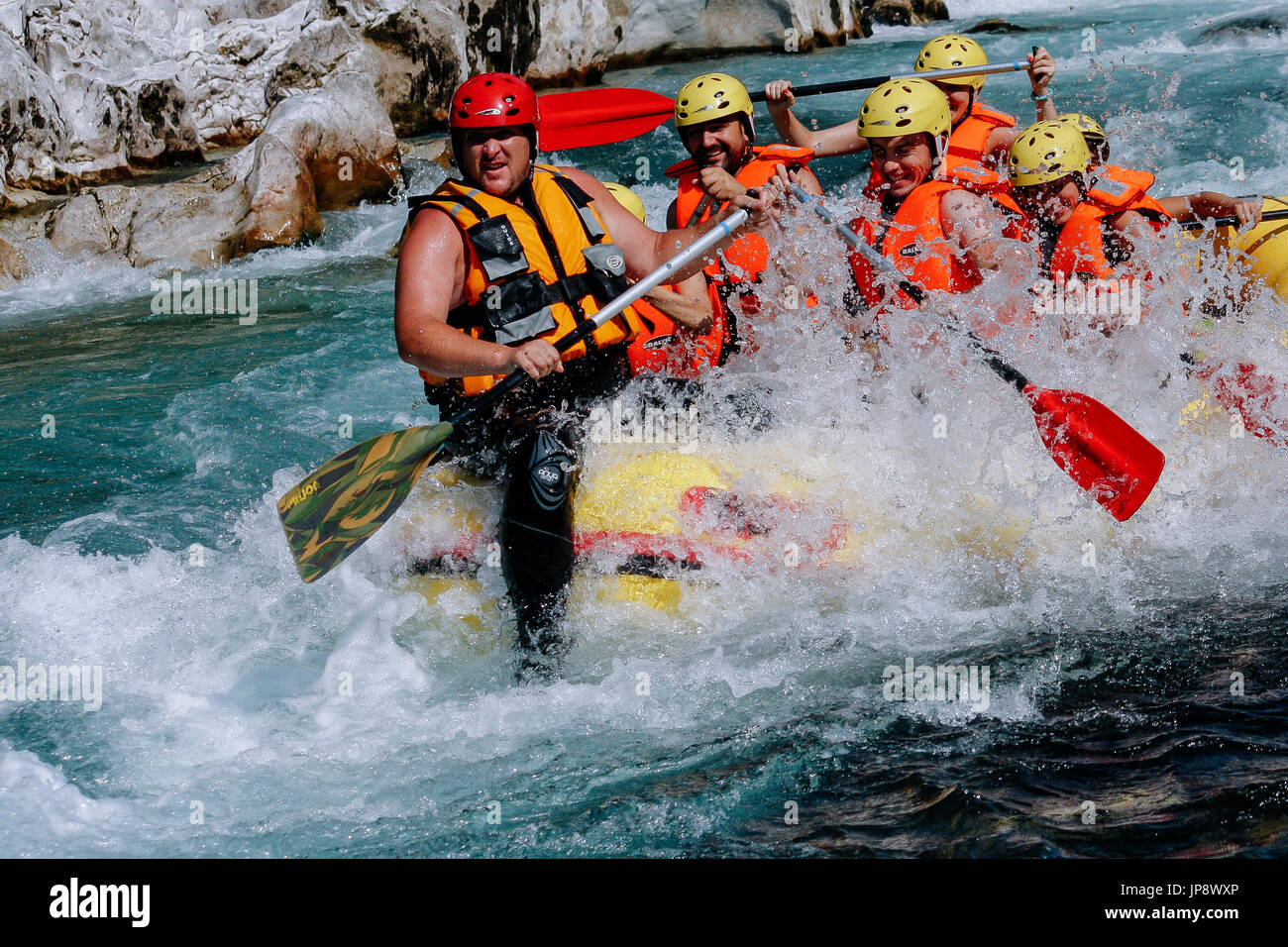 Whitewater rafting helmet hi-res stock photography and images - Alamy