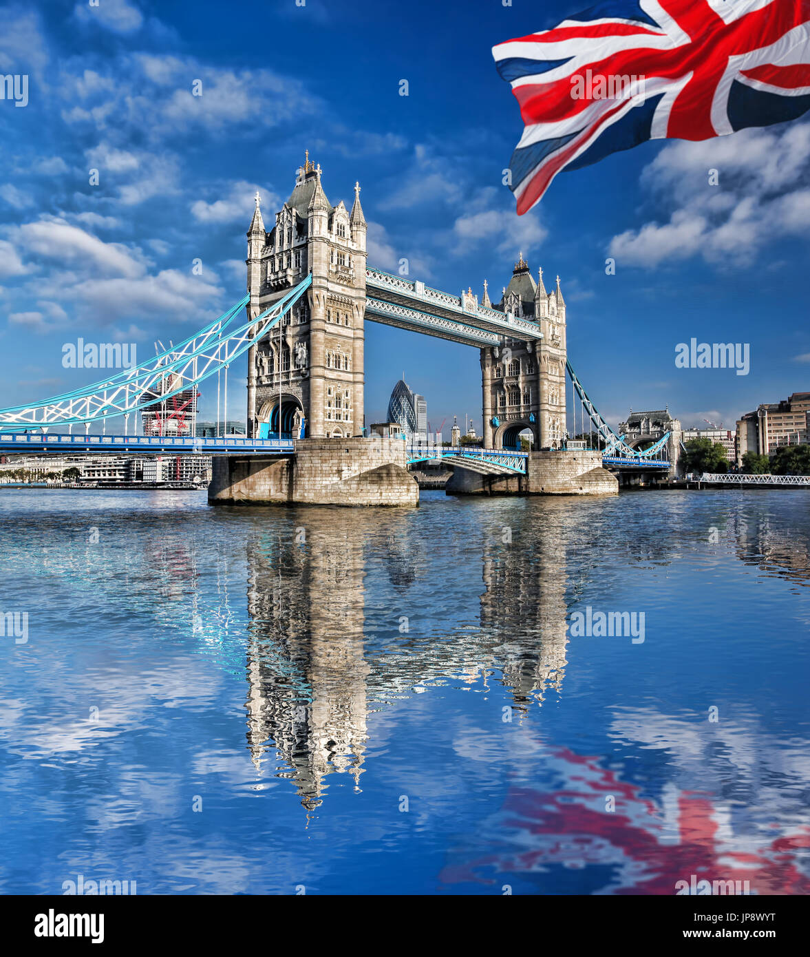 Famous Tower Bridge in London, England, UK Stock Photo - Alamy