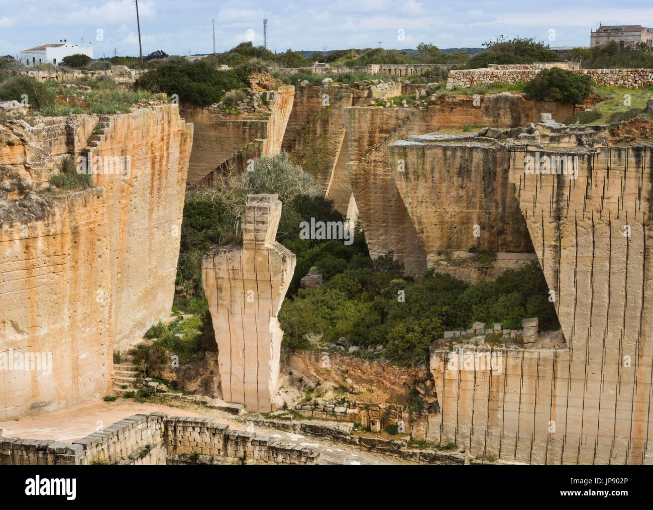 Spain, Balearic Islands, Menorca Island, Ciutadella City, Lithica, S ...