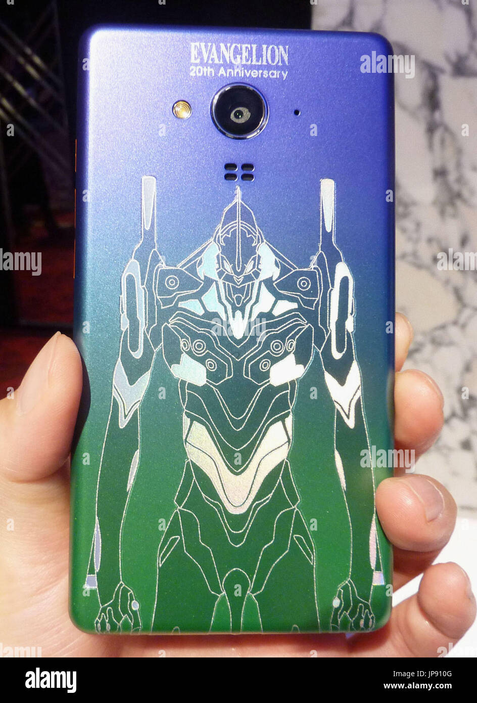 Photo taken on Oct. 20, 2015, shows a limited-edition smartphone with a ...