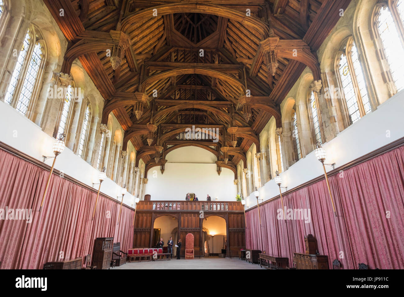 England, London, Greenwich, Eltham Palace, The Great Hall Stock Photo ...
