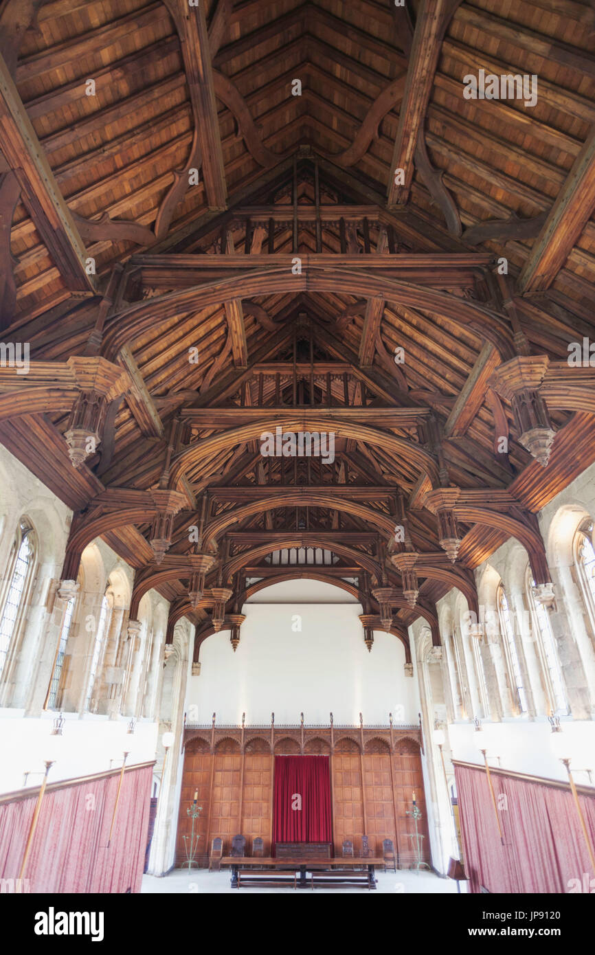 England, London, Greenwich, Eltham Palace, The Great Hall Stock Photo ...