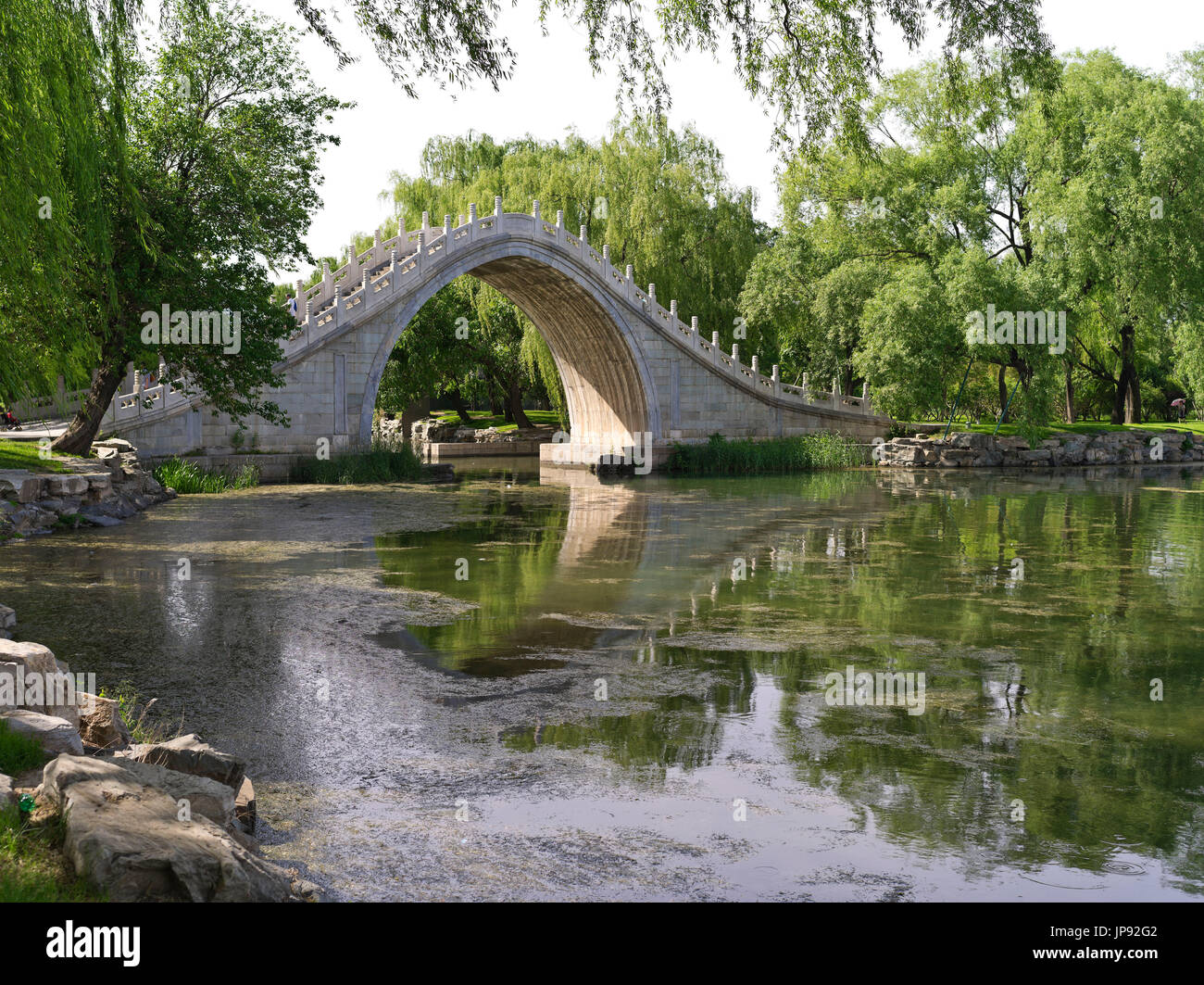 Jade Belt Bridge, The Summer Palace, Beijing, China Stock Photo - Alamy
