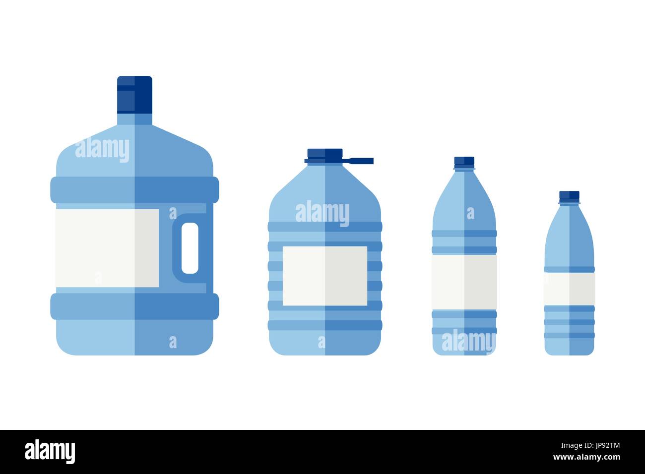 Plastic bottles mineral water Stock Vector Images - Alamy