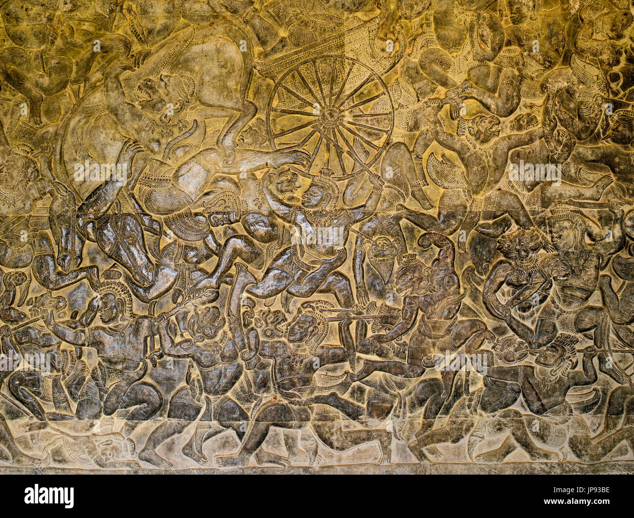 Bas-reliefs, Angkor Wat, Angkor Archaeological Park Stock Photo - Alamy