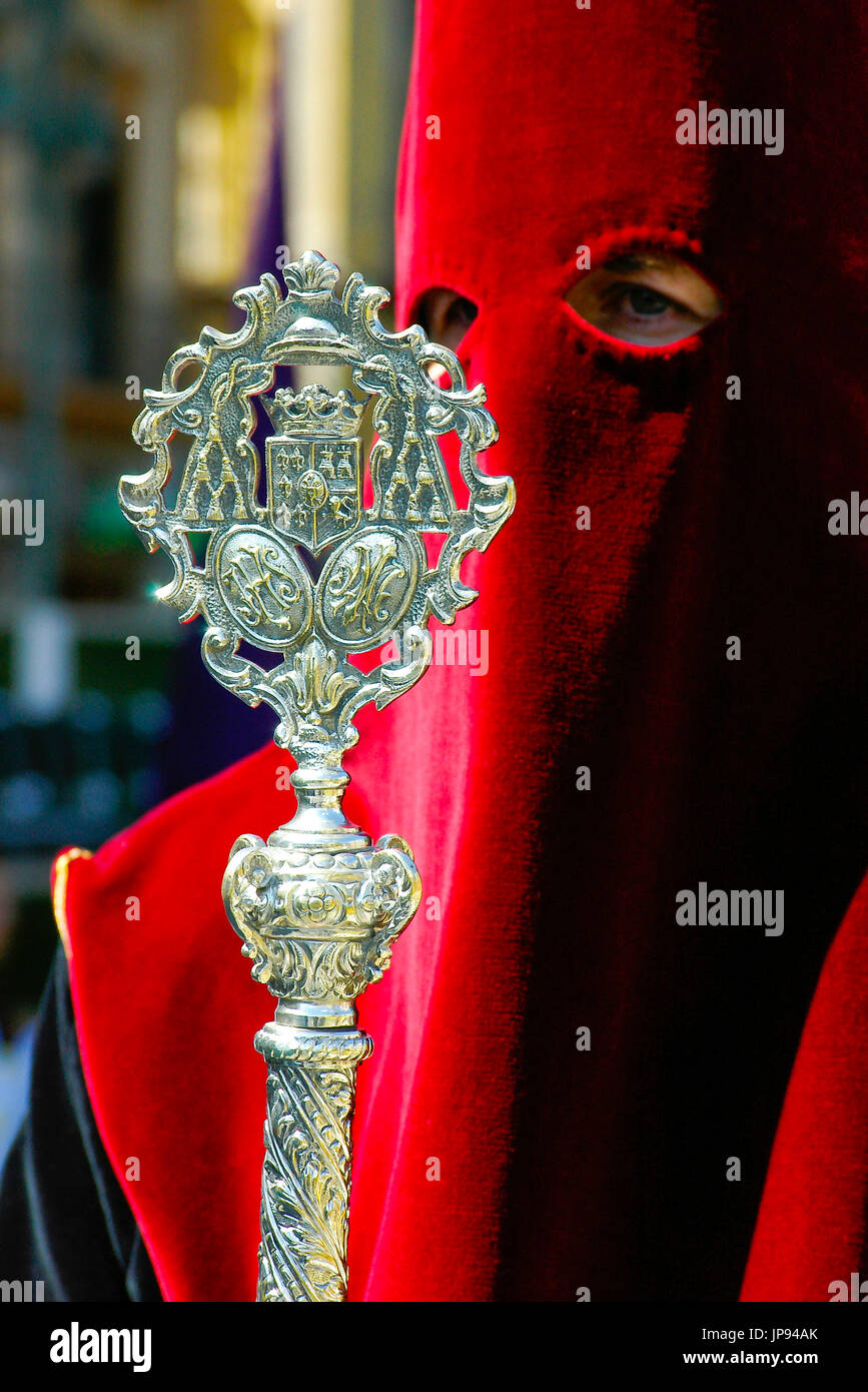 Easter Sunday Parade, The Holy Week, Malaga, Spain Stock Photo - Alamy