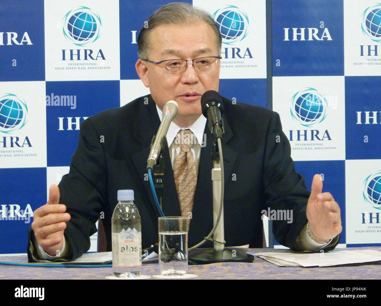 Masafumi Shukuri, chairman of the International High-Speed Rail ...