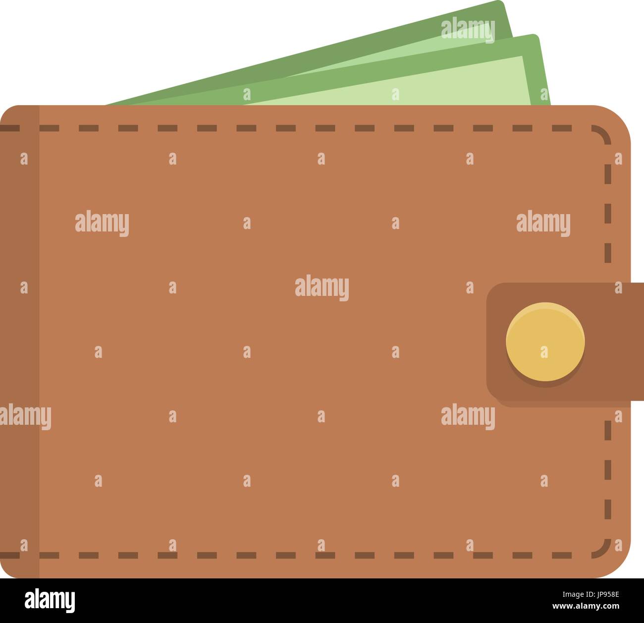 Wallet icon. Vector flat wallet illustration Stock Vector Image & Art - Alamy