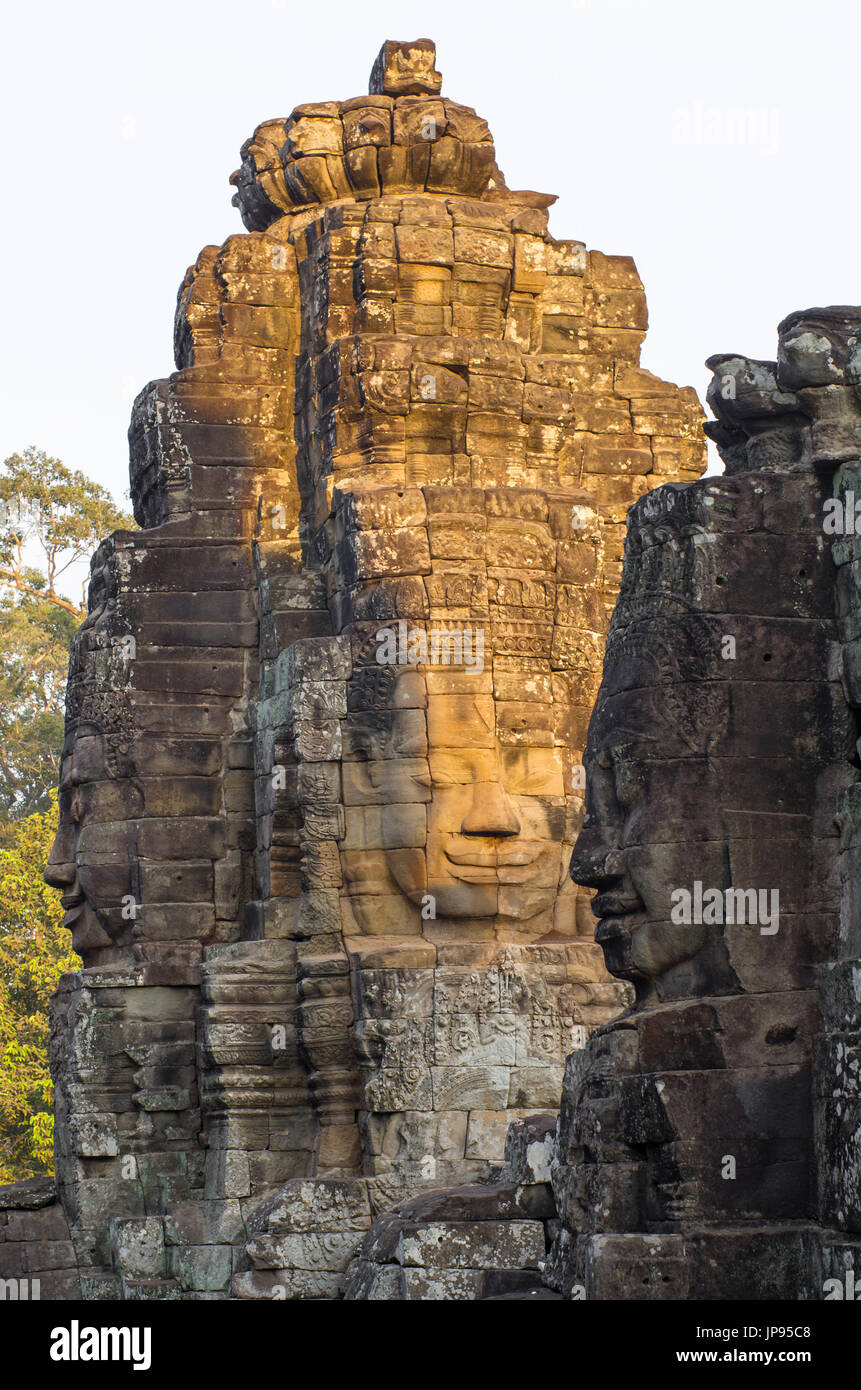 The Bayon, Angkor Thom, Angkor Archaeological Park Stock Photo - Alamy