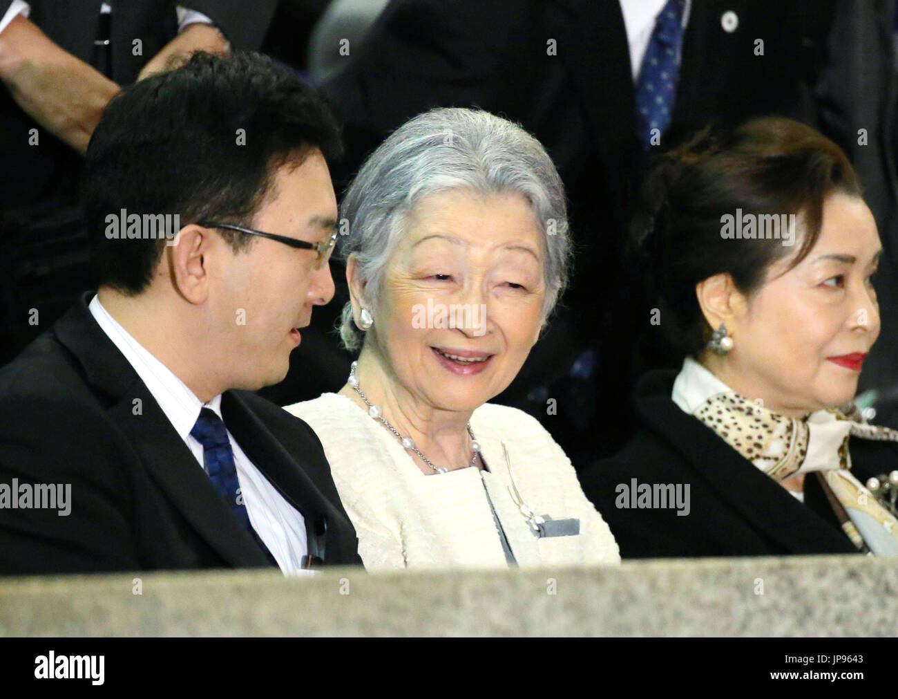 Empress Michiko attends a piano recital by Japanese pianist Kikuo ...