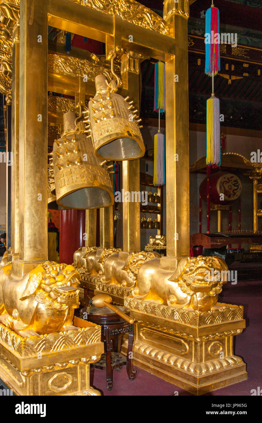 Ceremonial Music Instruments, The Temple of Heaven, Beijing, China ...