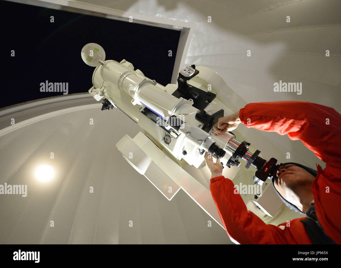 Takeshi Inoue, the head curator at the Akashi Municipal Planetarium ...