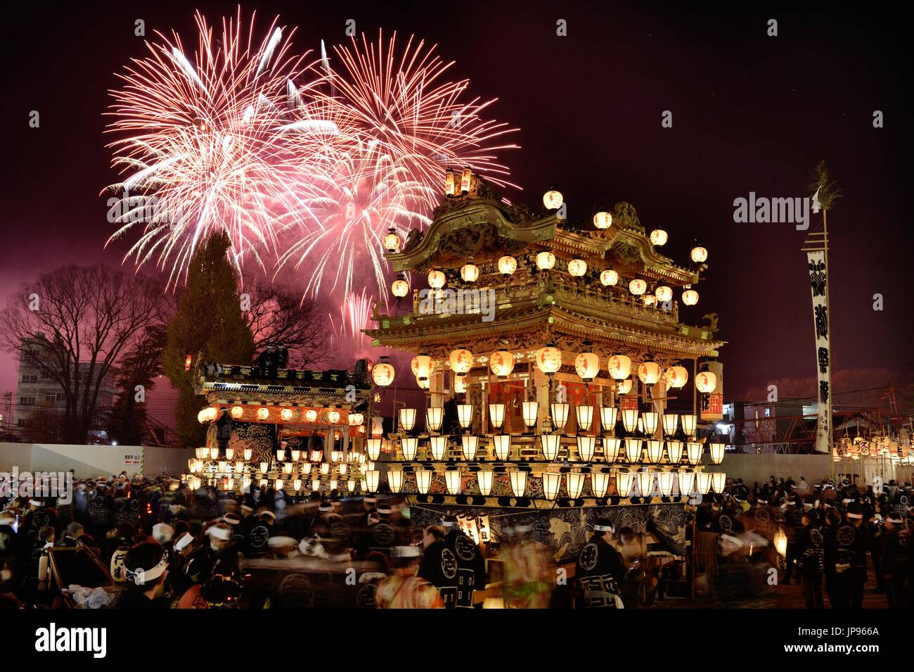 Fireworks explode during the Chichibu night festival in Japan's Saitama ...