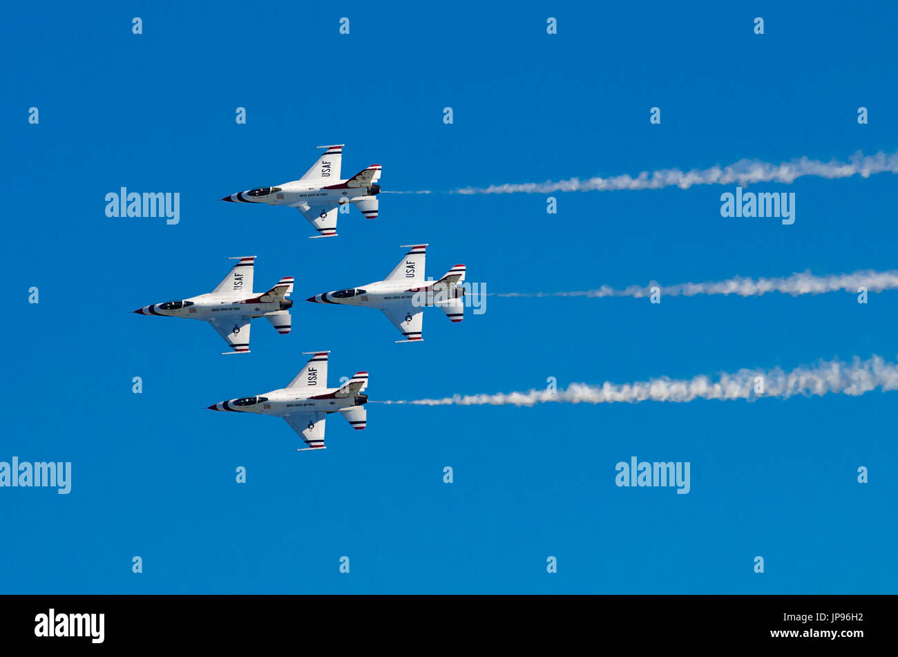 "The Thunderbirds", US Air Force Acrobatic Team Stock Photo - Alamy